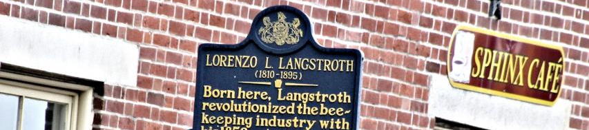 LL Langstroth Historical Marker in Philadelphia